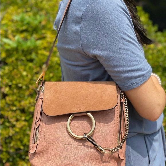 Chloe | Bags | Chloesuede Calfskin Small Faye Backpack | Poshmark